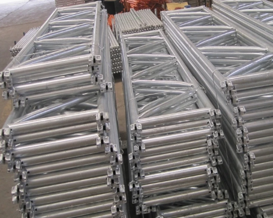 Q235B HDG Ringlock Scaffolding System Bridging Ledger M48 Type